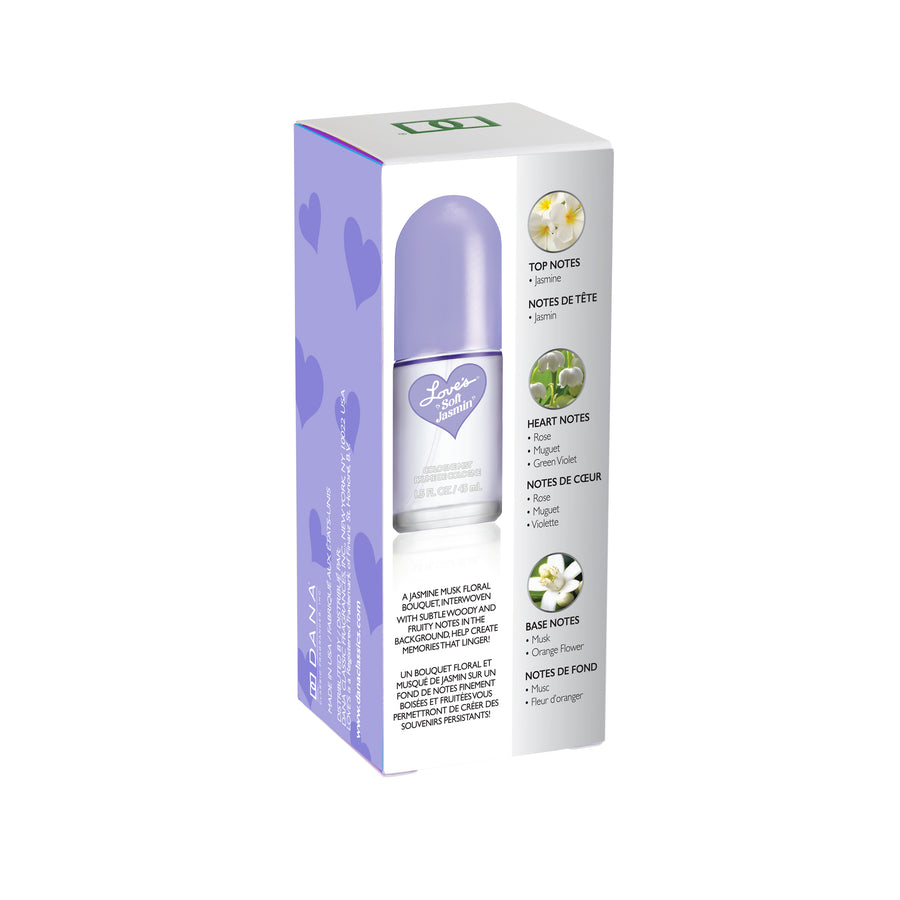 LOVE'S SOFT JASMIN COLOGNE MIST 1.5 FL OZ / 45 ML - Official Site – Dana Classic Fragrances